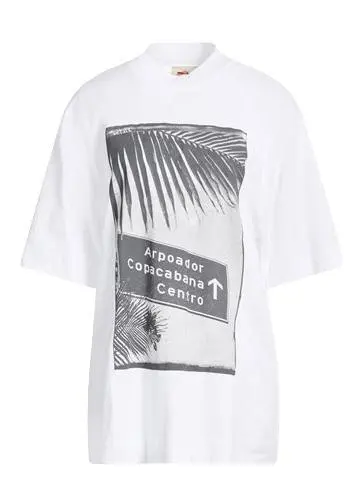 Farm Rio Carioca Postcard Over T-shirt - White