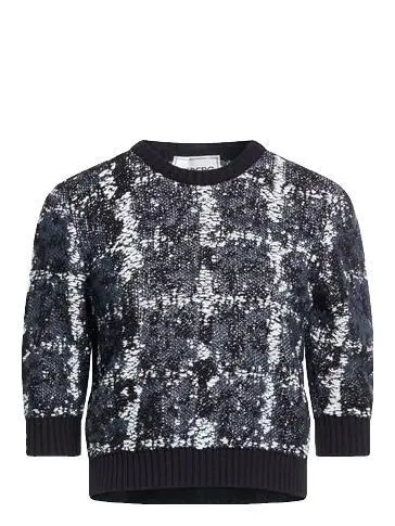 Iceberg Sweater In Cotton, Linen And Polyamide - Black