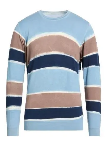 BOB Cotton Jacquard-knit Sweater - Blue