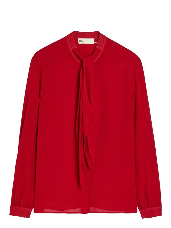 Tory Burch Georgette Blouse - Red