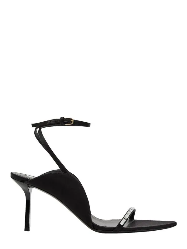 Victoria Beckham 75 Crystal-embellished Sandals - Black