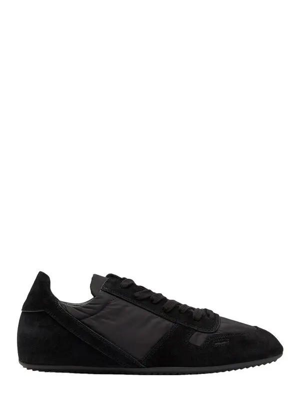 Rick Owens Panelled Sneakers - Black