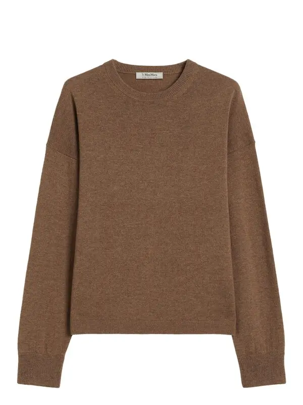 Max Mara Virgin Wool-cashmere Sweater - Brown