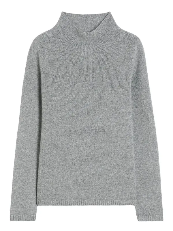 Max Mara Wool-blend Funnel-neck Sweater - Green