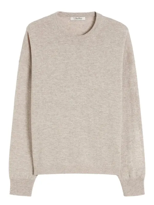 Max Mara Virgin Wool-cashmere Sweater - Beige