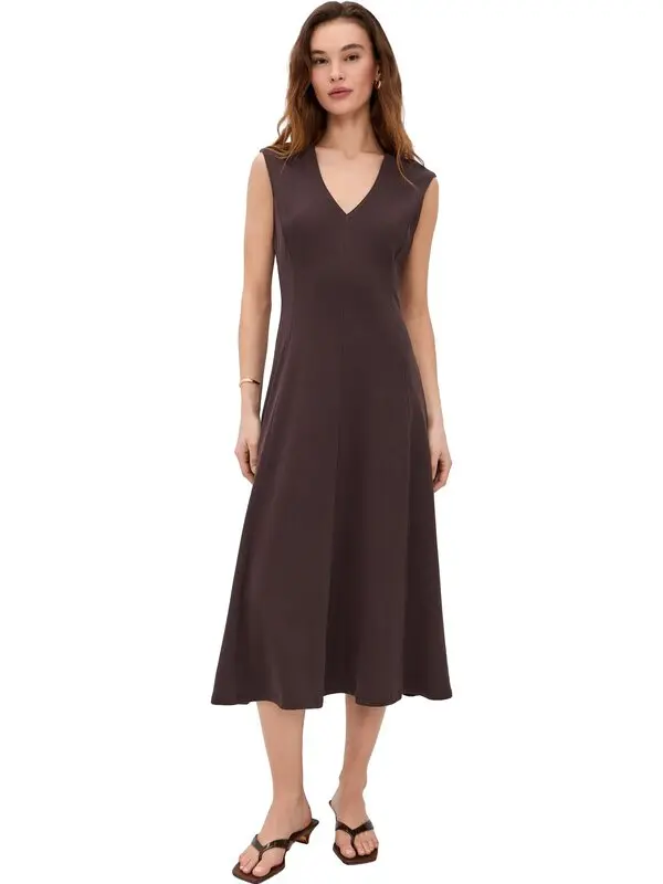 FRAME The Studio Maxi Dress - Mocha