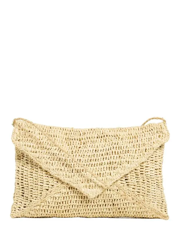Hat Attack Emmie Envelope Clutch - Natural