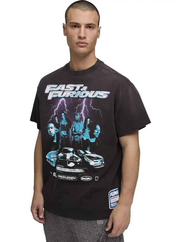PUMA X Fast & Furious Basketball T-shirt - Black