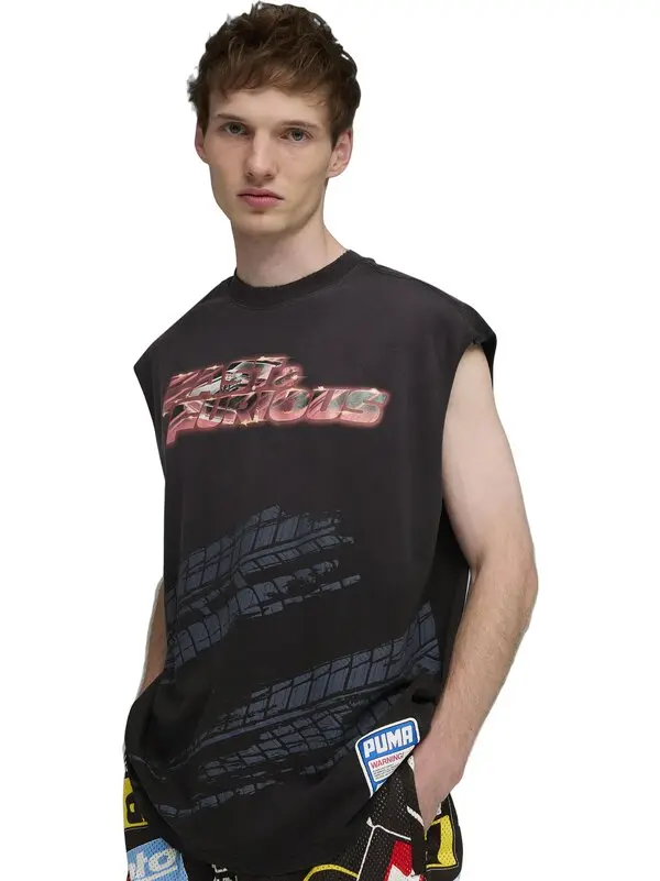 PUMA X Fast & Furious Cut Off T-shirt - Black
