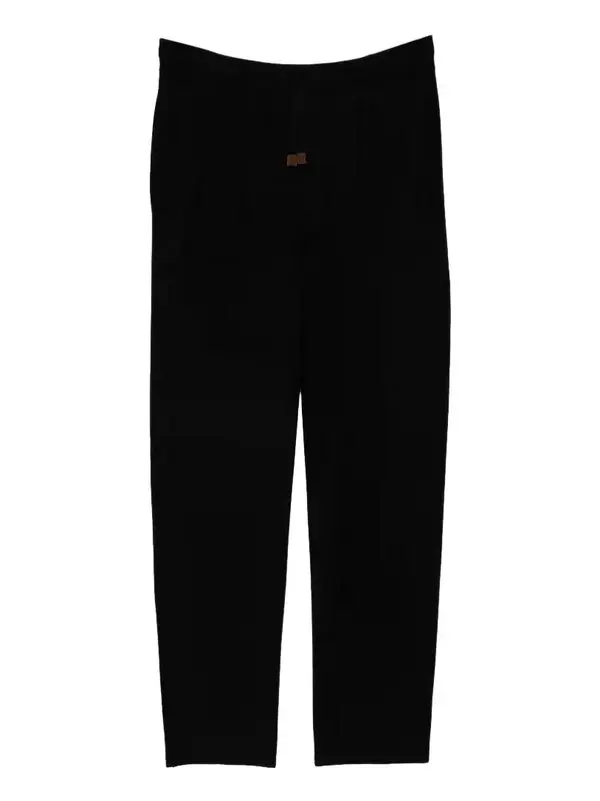 N.peal Double-face Track Pants - Black