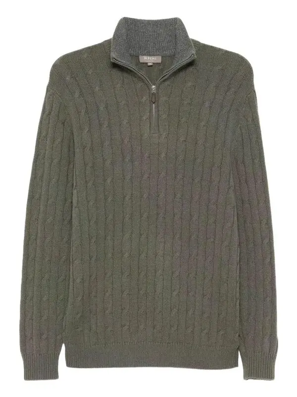N.peal Albemarle Sweater - Green