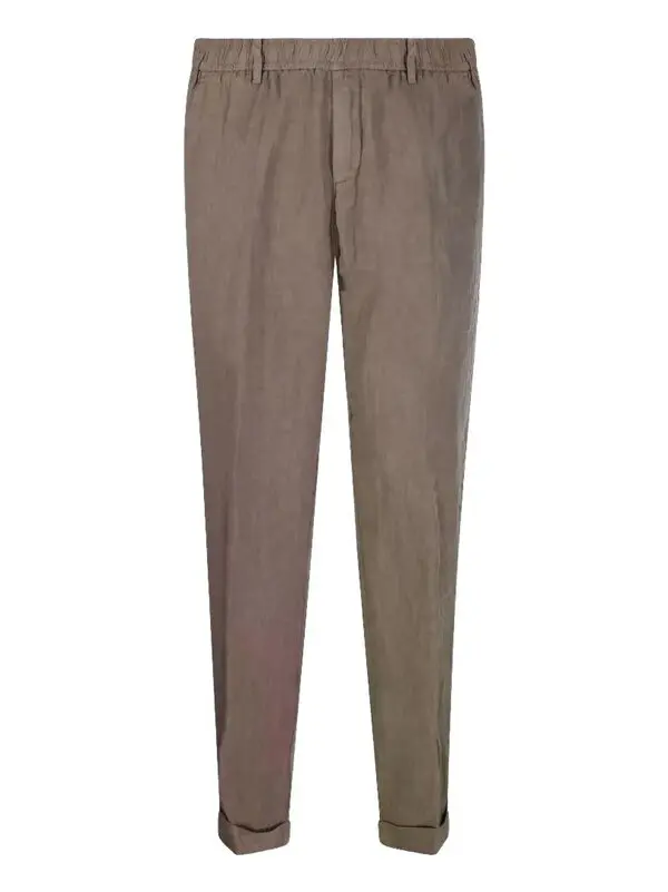 MYTHS Elasticated-waistband Trousers - Brown