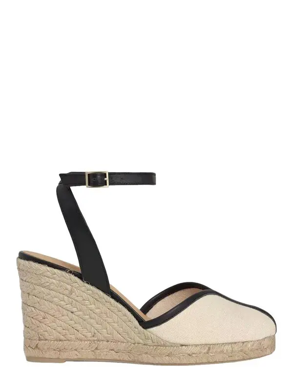 CastaÑer Cecilia Ankle-strap Wedge Espadrilles - Neutrals