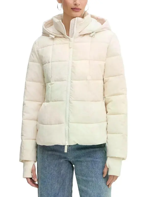 Armani Exchange Hooded Padded Jacket - White