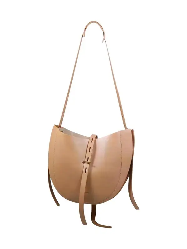 MINOBOSSI Lizzie Buckle Strap Shoulder Bag - Neutrals