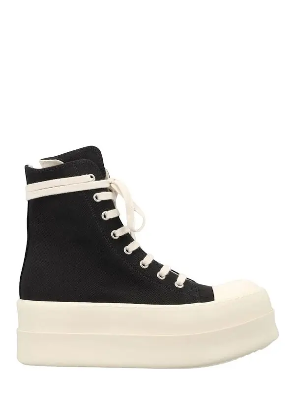 Rick Owens Mega Bumper High-top Sneakers - Black/milk