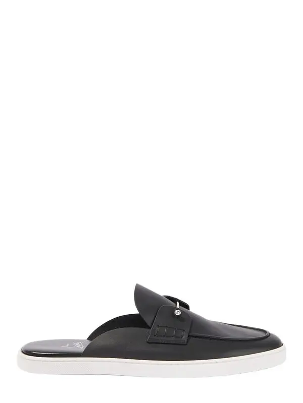 CHRISTIAN LOUBOUTIN Chanme Leather Mules - Black