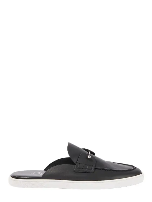 CHRISTIAN LOUBOUTIN Chanme Leather Mules - Black