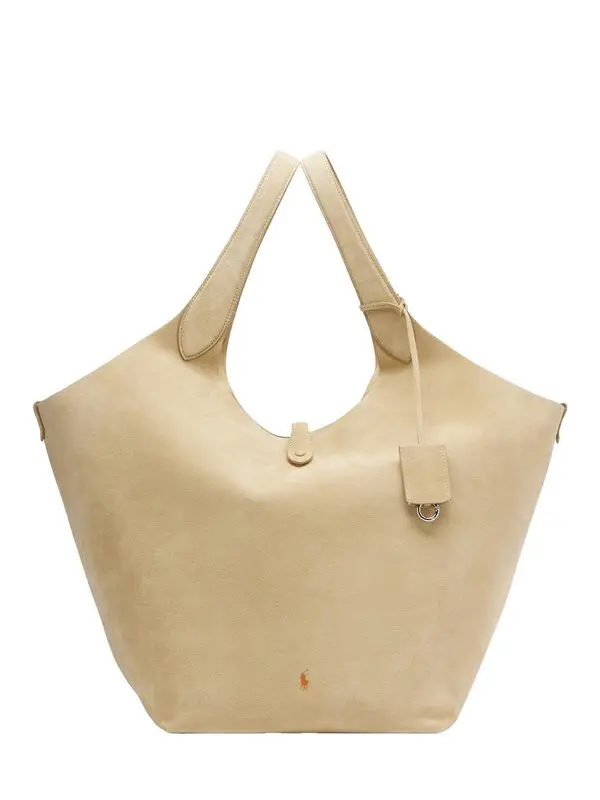 Polo Ralph Lauren Large Suede Tote - Beige