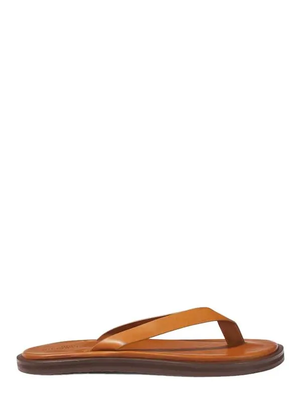 Studio Nicholson Curren Leather Thong Sandals - Brown