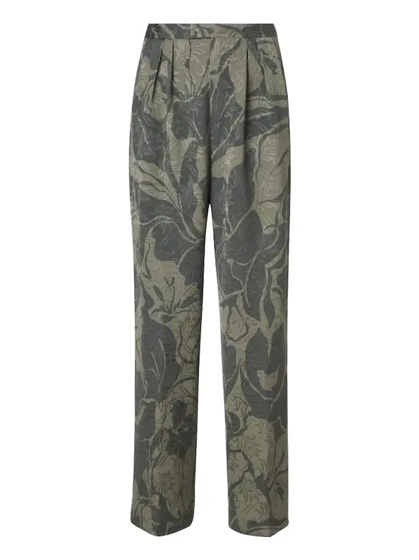 Dries Van Noten Printed Straight Pants - Multicoloured