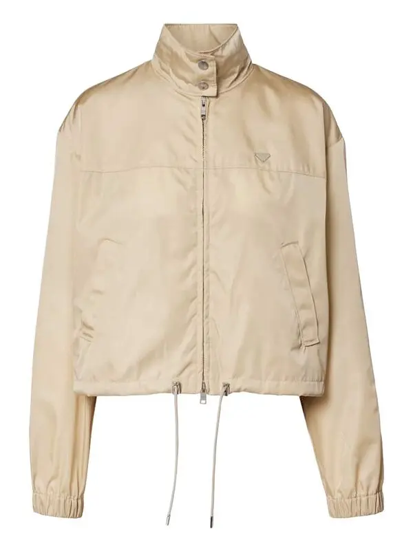 Prada Re-nylon Blouson Jacket - Beige