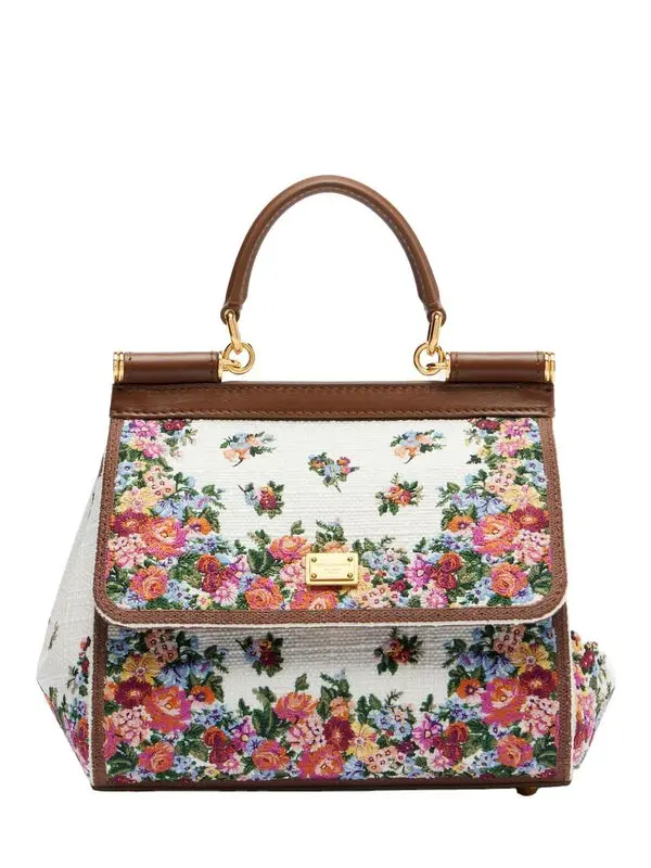 Dolce & Gabbana Sicily Medium Top-handle Bag - White
