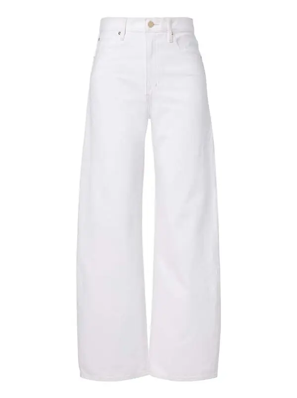 FRAME Wide-leg Jeans - White