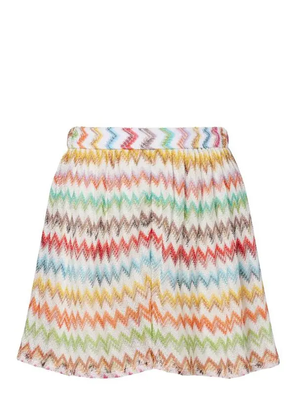 Missoni Zigzag Lamé Shorts - Multicoloured