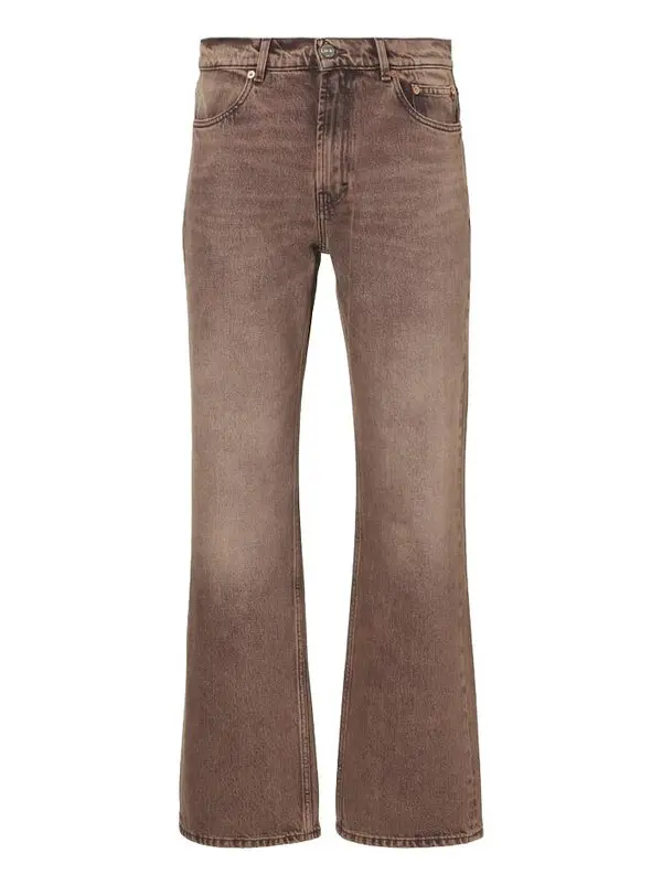 Our Legacy Carlston Faded Straight Jeans - Brown