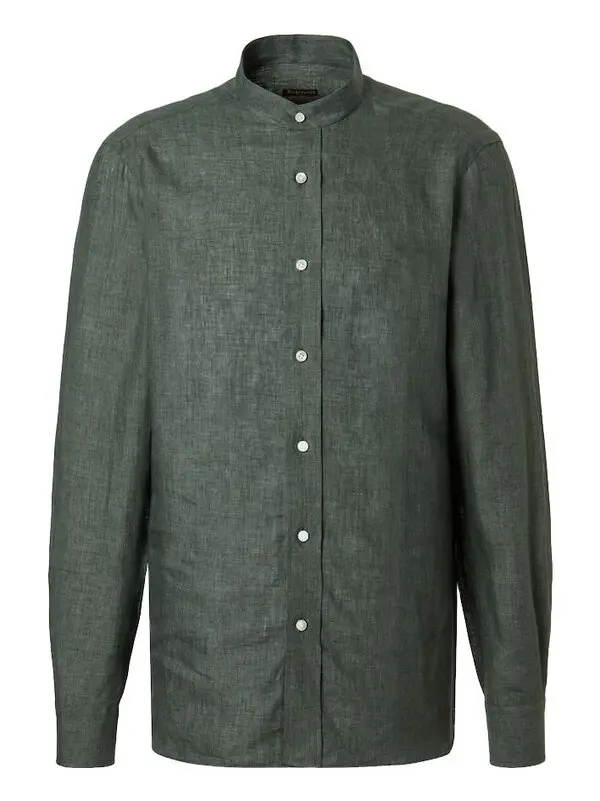 Rubinacci Linen Shirt - Green