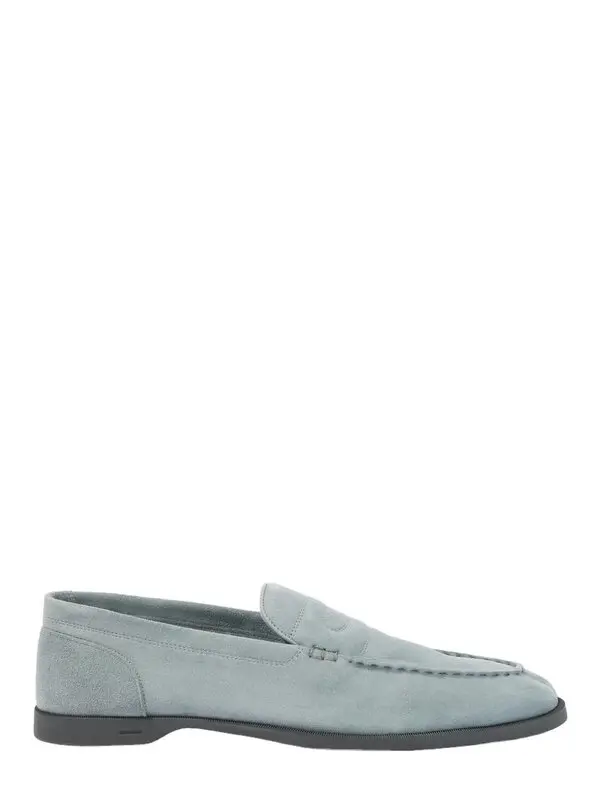 John Lobb Pace Suede Loafers - Blue