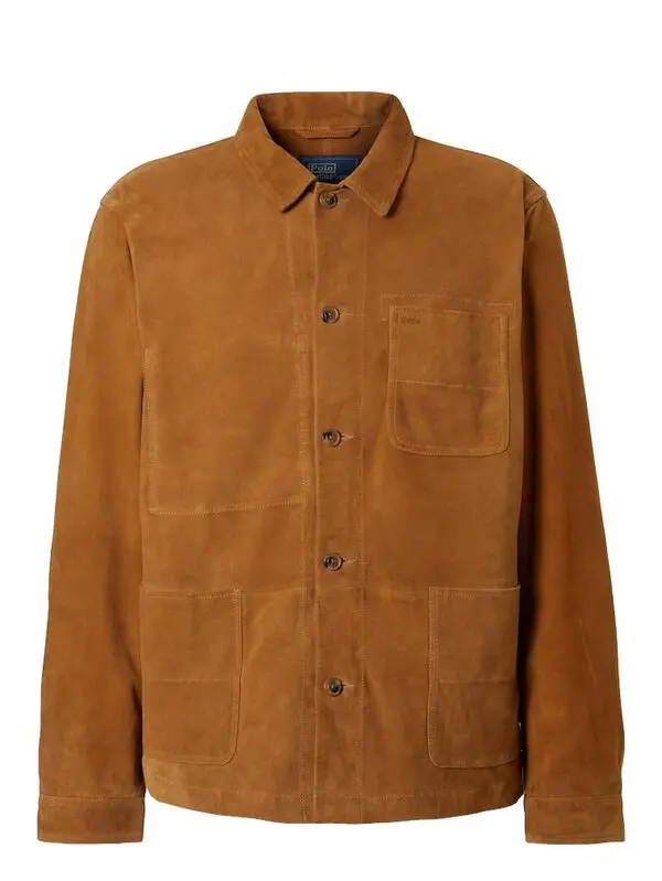 Polo Ralph Lauren Suede Field Jacket - Brown