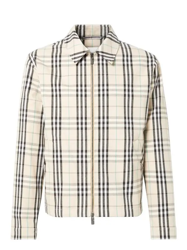 Burberry Check Cotton Jacket - Multicoloured