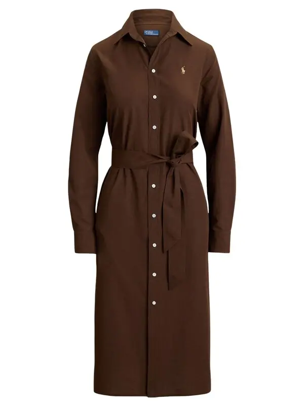 Polo Ralph Lauren Dress With Belt - Brown