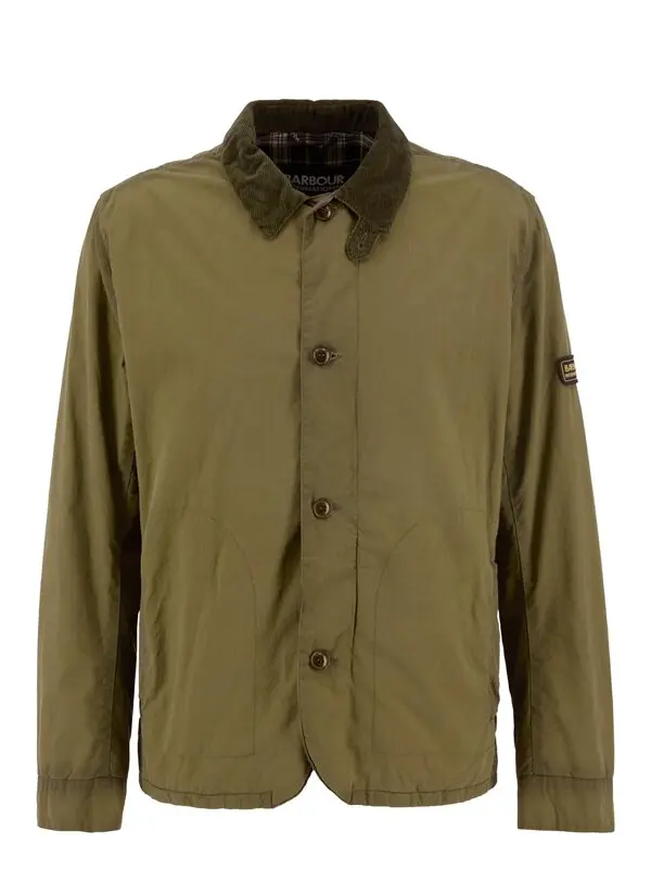 Barbour Washed Waxed Jacket - Green