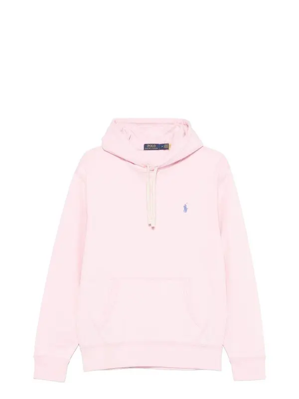 Polo Ralph Lauren Fleece Hoodie With Logo Detail - Pink