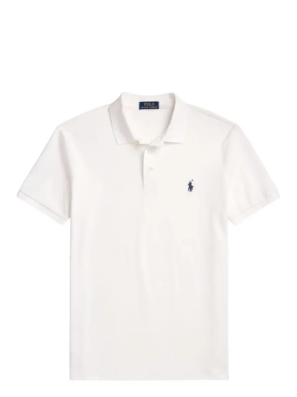 Polo Ralph Lauren Slim Fit Stretch Mesh Polo - White