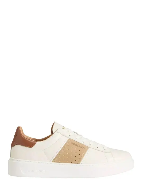 Woolrich Classic Court Band Sneaker - Beige