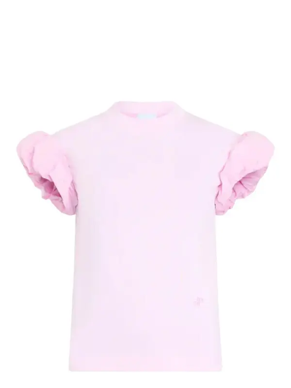 PATOU T-shirt With Faille Details - Pink