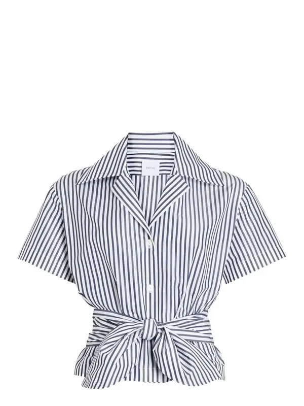 PATOU Knotted Faille Shirt - Multi