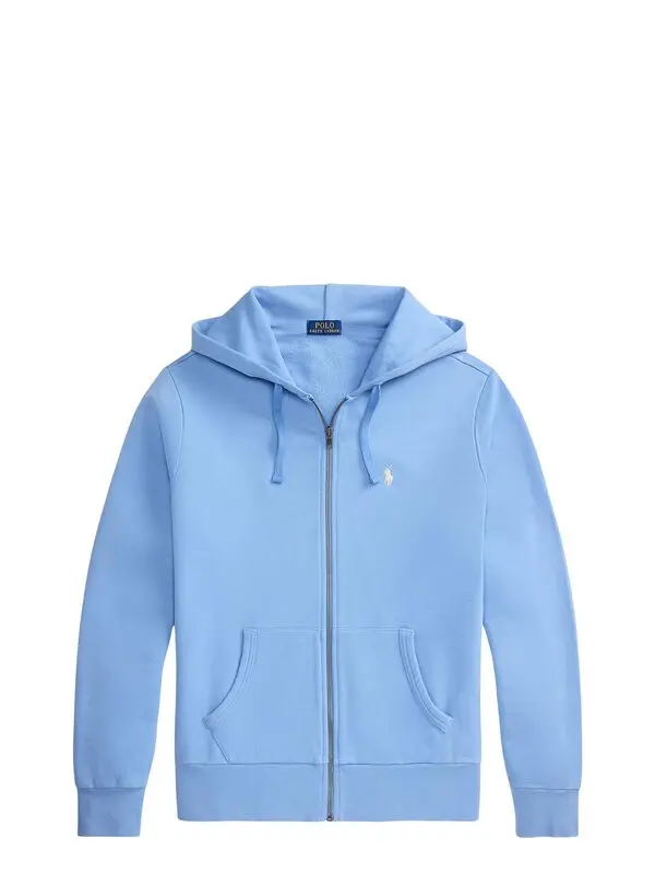 Polo Ralph Lauren Loopback Fleece Zip-up Hoodie - Sky Blue