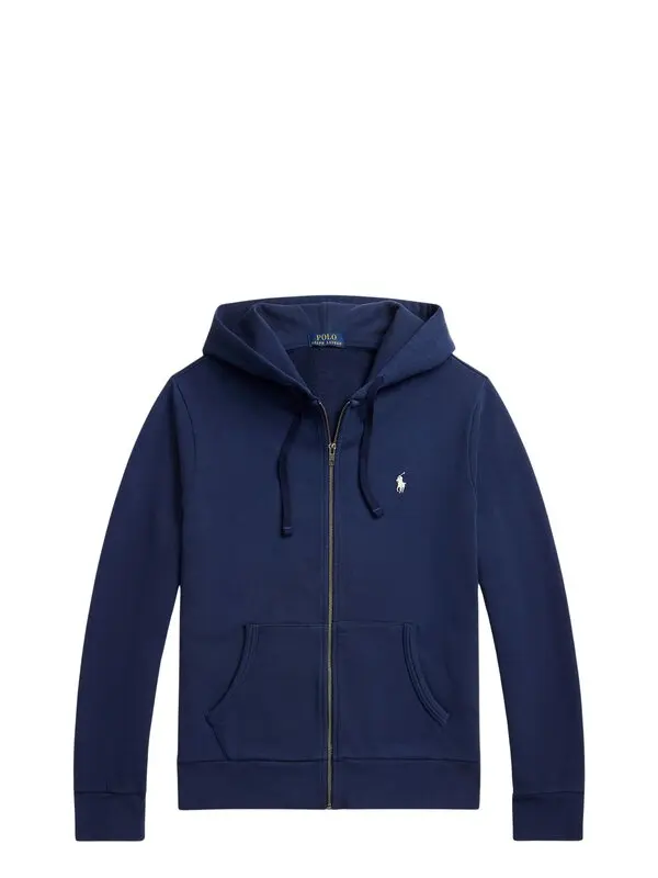 Polo Ralph Lauren Loopback Fleece Zip-up Sweatshirt - Blue