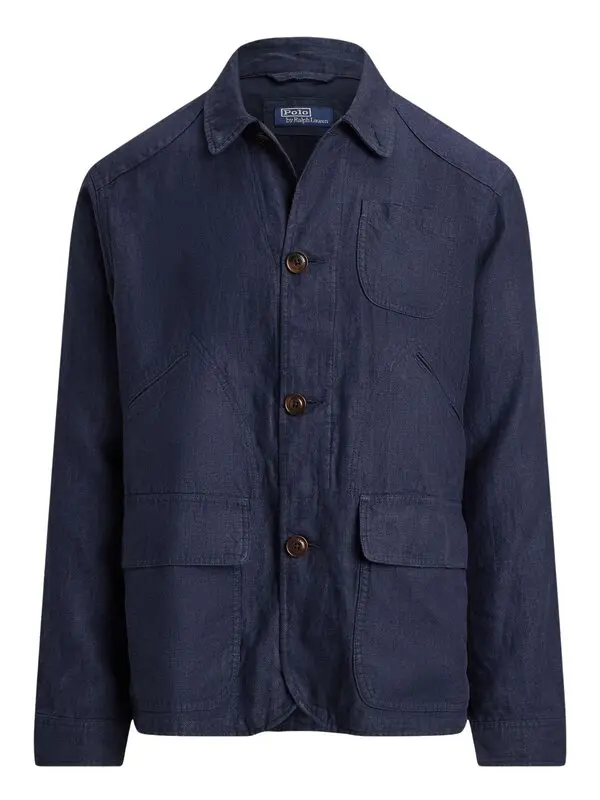 Polo Ralph Lauren Herringbone Utility Jacket - Blue