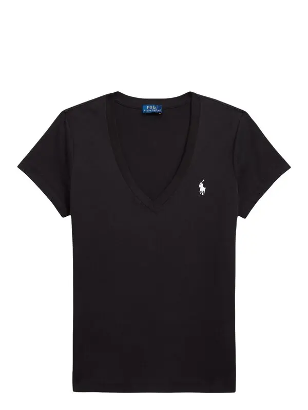 Polo Ralph Lauren V-neck T-shirt - Black