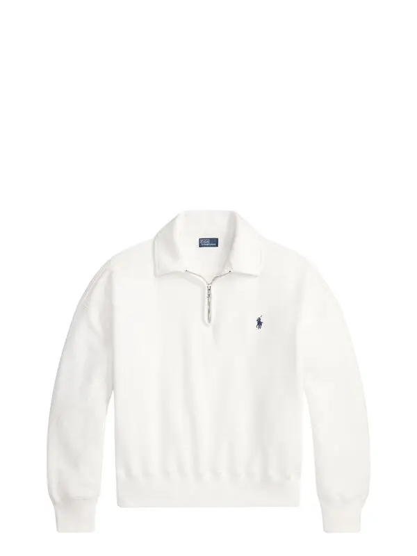 Polo Ralph Lauren Half-zip Sweatshirt - White