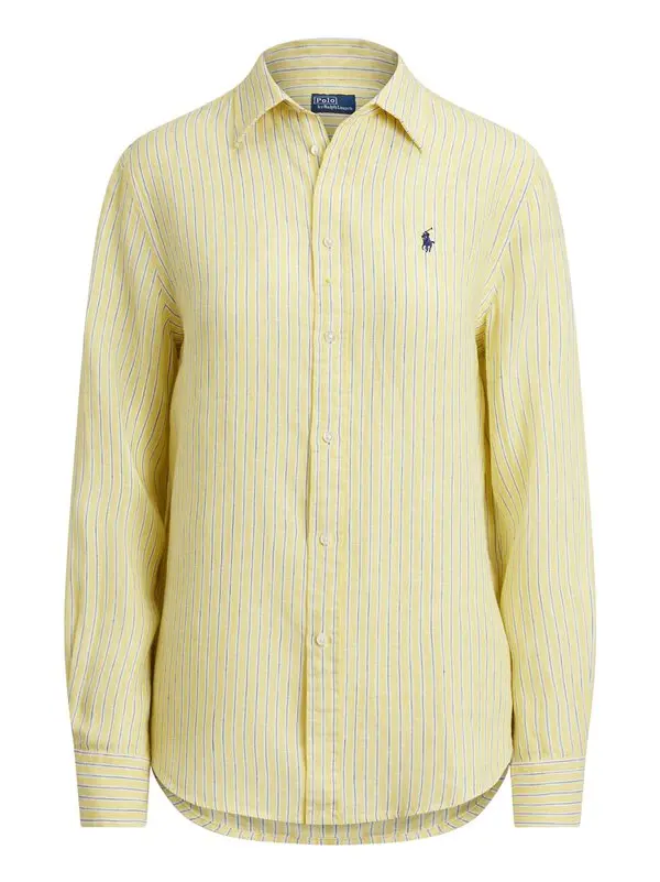 Polo Ralph Lauren Classic Fit Striped Shirt - Yellow