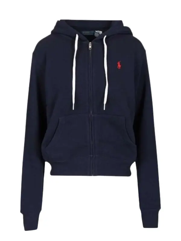 Polo Ralph Lauren Fleece Zip-up Sweatshirt - Blue