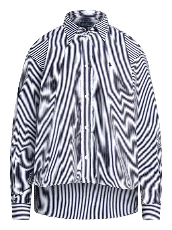 Polo Ralph Lauren Boxy Striped Shirt - Blue