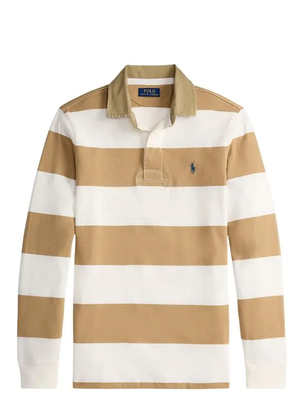 Polo Ralph Lauren Classic Fit Rugby Polo Shirt - Brown